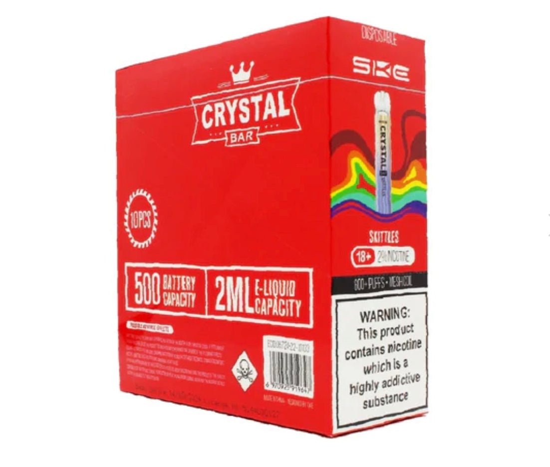 SKE Crystal Bar 600 Disposable Pod Kit (BOX OF 10) - theno1plugshop ...